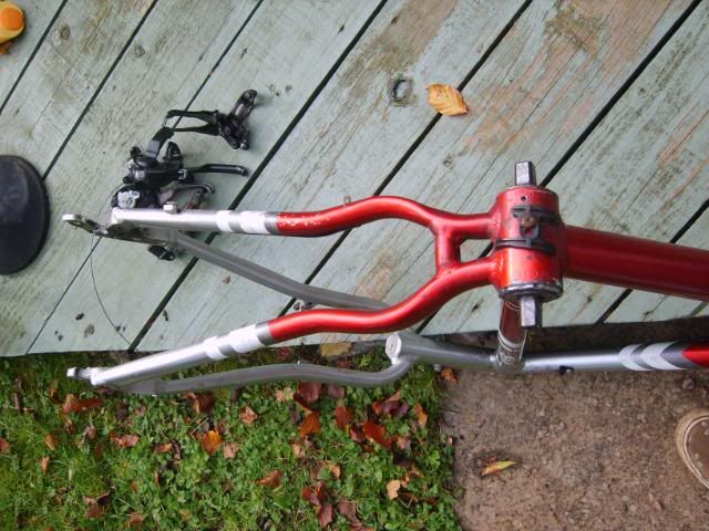 Saracen frame, Raleigh 501 F&F + some crappy Shimano KAR | Retrobike