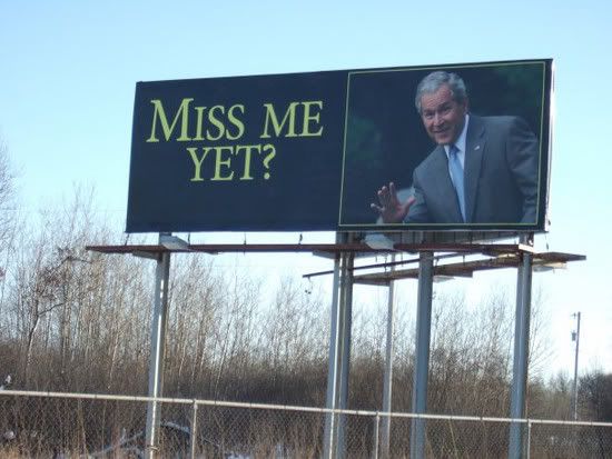 ‘Miss Me Yet?’: Mystery Surrounds Who Paid for George Bush Billboard ...