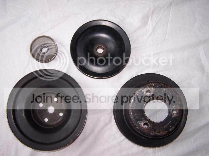 BBC crank pulley, PS pulley and WP pulley | Team Chevelle