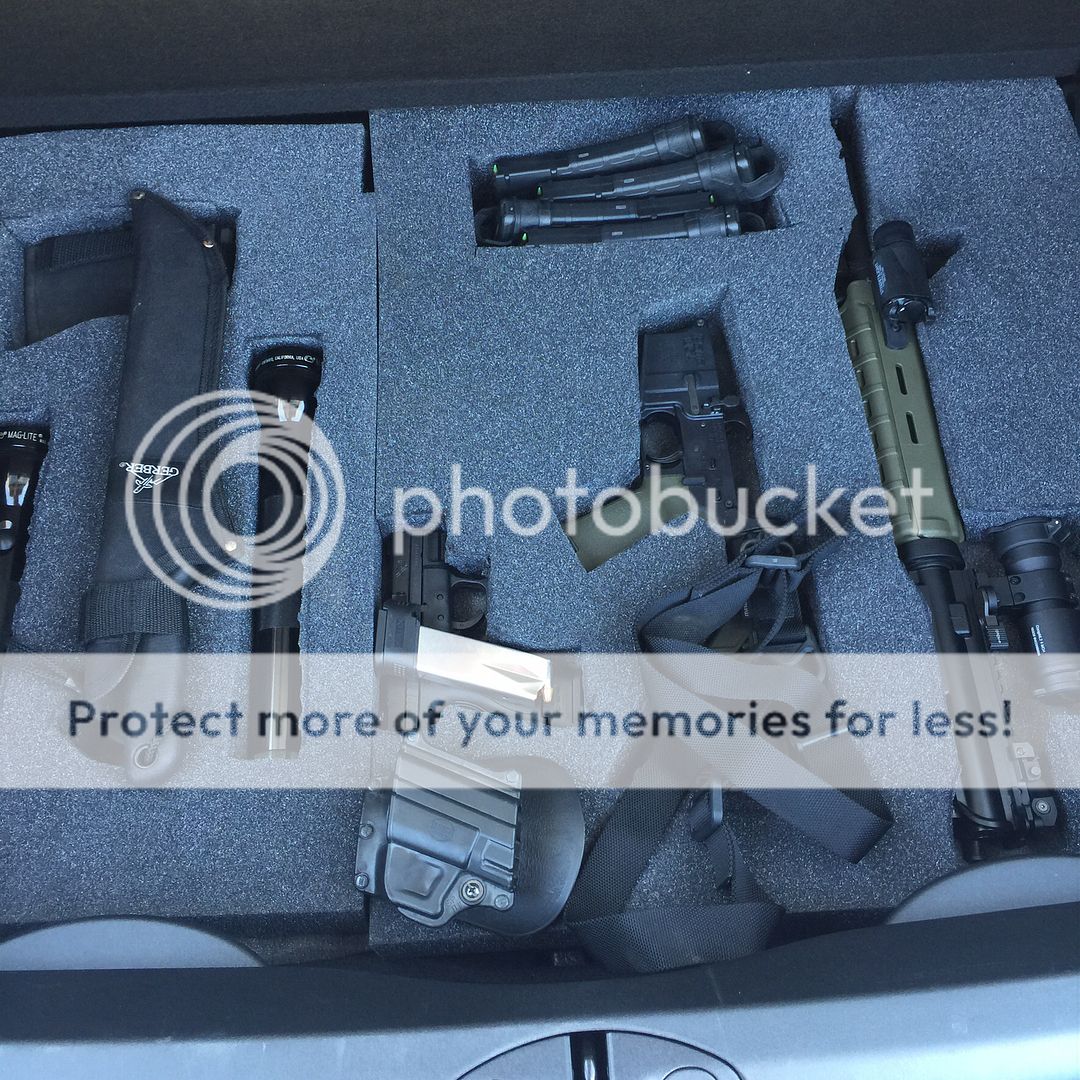 Let's see your current trunk gun /carry gun setup during this summer of ...